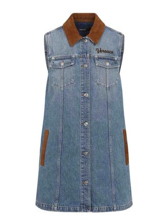 Versace Robe Au Genou - D&eacute;lav&eacute;