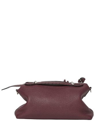 Fendi Womens Leather Handbag By The Way Bordeaux Handbags Hand Bags