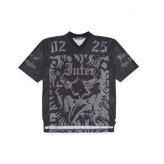 Iuter Baumwoll-Fu&szlig;balltrikot - - Tops - Herren - Schwarzk - S