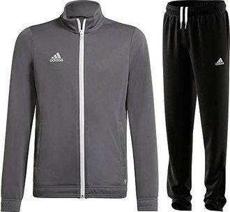 adidas Survêtement de football Entrada 22 - Veste - Pantalon pour enfant - Gris/noir - Taille 152