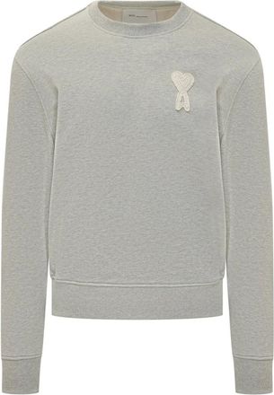 Ami Homme, Sweatshirts et sweats &agrave; capuche, Gris, Taille: M De Coeur SweaT-shirt