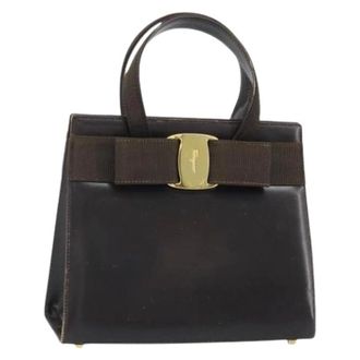 Ferragamo Sac &agrave; main Pre-owned - Femme - Pre-owned - Brun - Taille: ONE Size