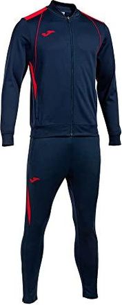 Joma Survêtement pour homme 8XS - 3XL - Veste Chandal avec fermeture éclair et poches - Pantalon avec taille élastique, cordon de serrage et poignets côtel