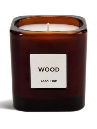 ASSOULINE bougie parfumée Library Wood (260 g) - Marron