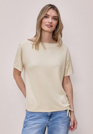 Street One T-Shirt mit U-Boot-Ausschnitt