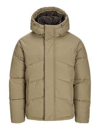Jack & Jones JACK&JONES PLUS JJWORLD Puffer PLS Veste matelass&eacute;e pour homme, Elmwood, 6XL, Sable, XXXXXXL