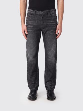 Diesel D-Voeed Jeans von mit weitem Bein und mittlerer Leibh&ouml;he aus Stretch-Denim