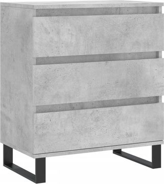 vidaXL Buffet Gris béton 60x35x70 cm Bois dingénierie Vidaxl