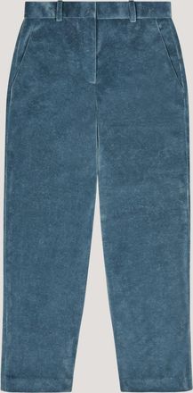 Circolo 1901 Carrott velour trousers, Mineral 811, 40, Woman