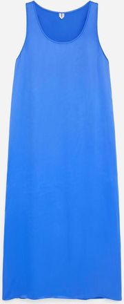 Arket &Auml;rmelloses Satinkleid -Blau