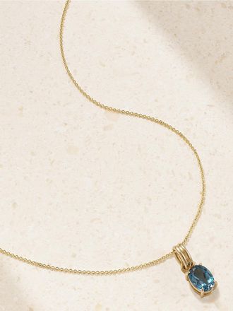 Stone and Strand Beekman Kette Aus 14 karat Gold Mit Topas