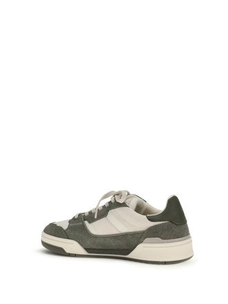 Axel Arigato Mens Sneakers Clay Light Beige-Dark Green Trainers Beige/dark