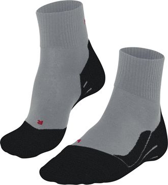 Falke Damen Wandersocken TK5 Wander Wool Short W SSO Wolle antiblasen dünn 1 Paar, Grau (Light Grey 3403), 39-40