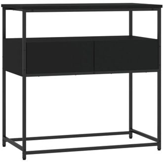 vidaXL Konsolentisch Schwarz 75x40x75 cm Holzwerkstoff Vidaxl