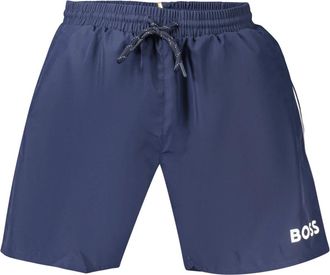 HUGO BOSS Badeshorts mit Seestern-Print - - Swimwear - Herren - Blau - S