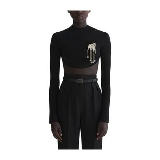 MUGLER Damen, Oberteile, Schwarzk, MGr&ouml;&szlig;e