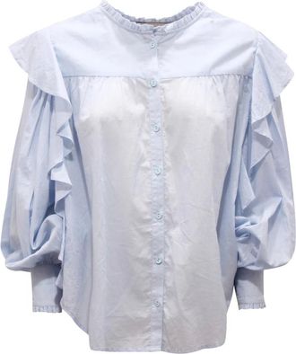 Emma & Gaia Damen, Blusen & Hemden, Blau, 2XSGr&ouml;&szlig;e