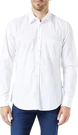 BOSS Hommes Relegant 6 Chemise Regular en Popeline de Coton
