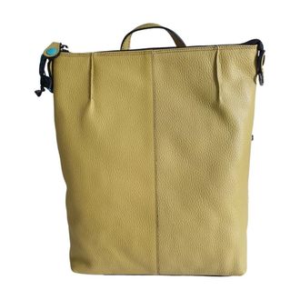 Gabs Gro&szlig;er Leder-Rucksack Shopper Vinaigrette - - Bags - Damen - Gelb - ONE SIZE