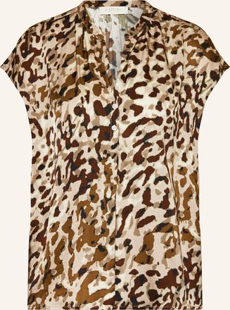 Cat Noir Catnoir Blusentop Aus Satin braun