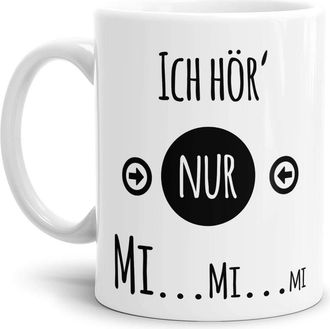 Tassendruck Tasse mit Spruch Mimimi - Kaffeetasse/Mug/Cup - Qualität Made in Germany