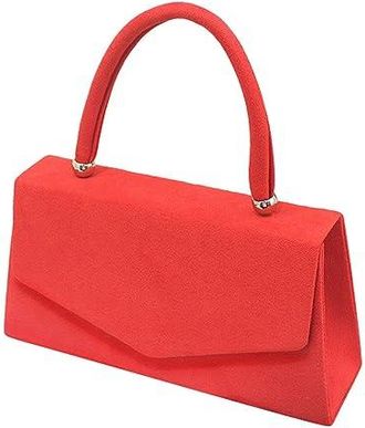 Generic Sac &agrave; main en daim avec poign&eacute;e sur le dessus pour femme, RD1., Taille unique