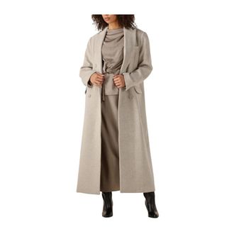 Bruuns Bazaar Double-Breasted Coats - - Coats - Damen - Beige - XS
