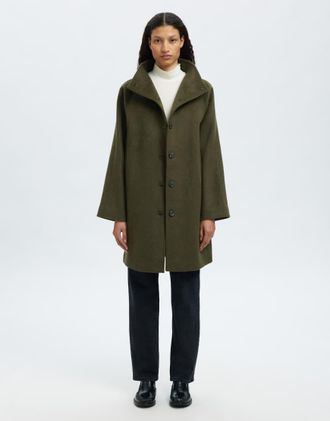 Selected Manteau - Vert lierre