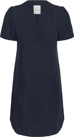 Part Two Femme, Robes, Noir, Taille: 42 FR Robe Élégante avec Col en V Après Minuit