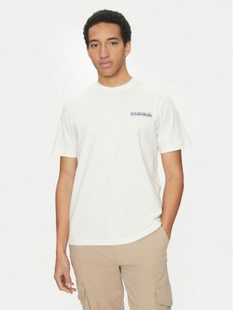 Napapijri T-Shirt S-Sovana NP0A4IE4 Weiß Regular Fit