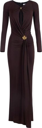 Elisabetta Franchi Robe De Soir&eacute;e - Marron