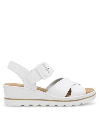 Rieker Sandalen 67463-80 Wei&szlig;
