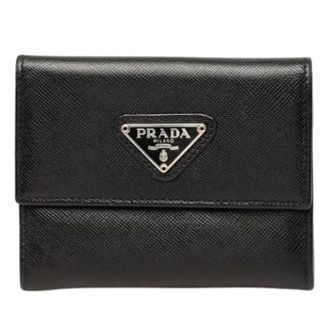 Prada Porte-cartes Pre-owned - Femme - Pre-owned - Noir - Taille: ONE Size