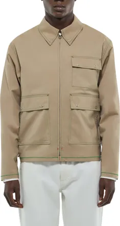 Fursac Blouson en toile de laine m&eacute;lang&eacute;e - Taille XL - Homme