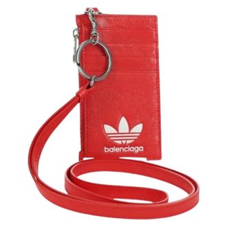 Balenciaga Porte-cartes Vintage doccasion - Femme - Pre-owned - Rouge - Taille: ONE Size
