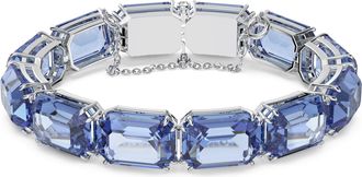 Swarovski Millenia Armband, Violetter, Rhodinierter Damenarmreif mit Strahlenden Swarovski Kristallen