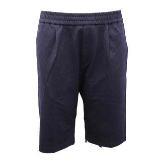 Paolo Pecora Jersey Baumwoll Bermuda Shorts - - Shorts - Herren - Blau - XL