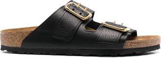 Birkenstock Arizona Bold Noir, Cuir Pull Up 1022515