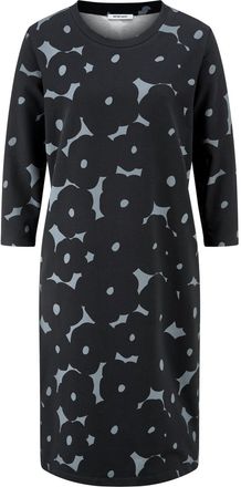 Peter Hahn Sweatkleid Rundhals-Ausschnitt Peter Hahn mehrfarbig