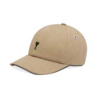 Ami Homme, Accessoires, Beige, Taille: ONE Size Ami de Coeur Cap