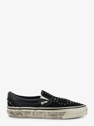 Vans Lx classic slip on 98 canvas and leather sneakers with all-over metal beads - VANS - gender_Man