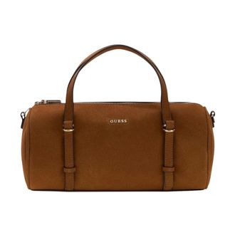 Guess Taylor Mini Barrel Satchel - - Bags - Damen - Braun - ONE SIZE