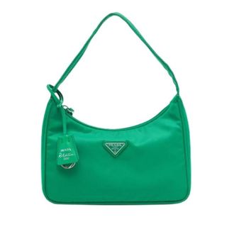 Prada Pre-owned Nylon Mini Umh&auml;ngetasche - - Pre-owned - Damen - Gr&uuml;n - ONE SIZE