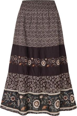 Lollys Laundry Midirock - - Skirts - Damen - Braun - L