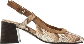 VIA VAI Femme, Chaussures, Beige, Taille: 42 EU Laine Michelle Slingbacks