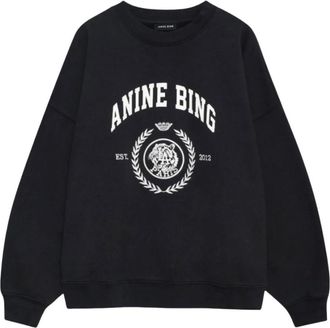 Anine Bing Femme, Sweatshirts et sweats &agrave; capuche, Noir, Taille: 36 FR A-08-12679-Vtg3 SweaT-shirt