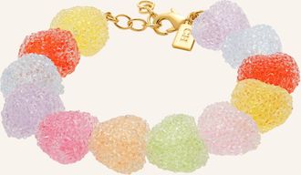 Crystal Haze Crystal Haze Armb&auml;nder Jelly Heart Rainbow By Glambou gold