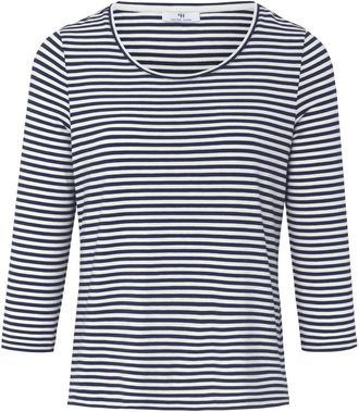 Peter Hahn Rundhals-Shirt 3/4-Arm Peter Hahn blau