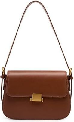 Generic Sac &agrave; bandouli&egrave;re pour femme en cuir v&eacute;ritable - Sac &agrave; main vintage &agrave; bandouli&egrave;re - Petit sac de cr&eacute;ateur sous les bras - Petite pochette carr&eacute;e Hobo 