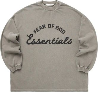 Fear of God Homme, Sweatshirts et sweats &agrave; capuche, Gris, Taille: XS Training 90s Long Sleeve